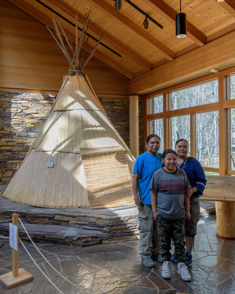 Repairing the Tipi - High Desert Museum