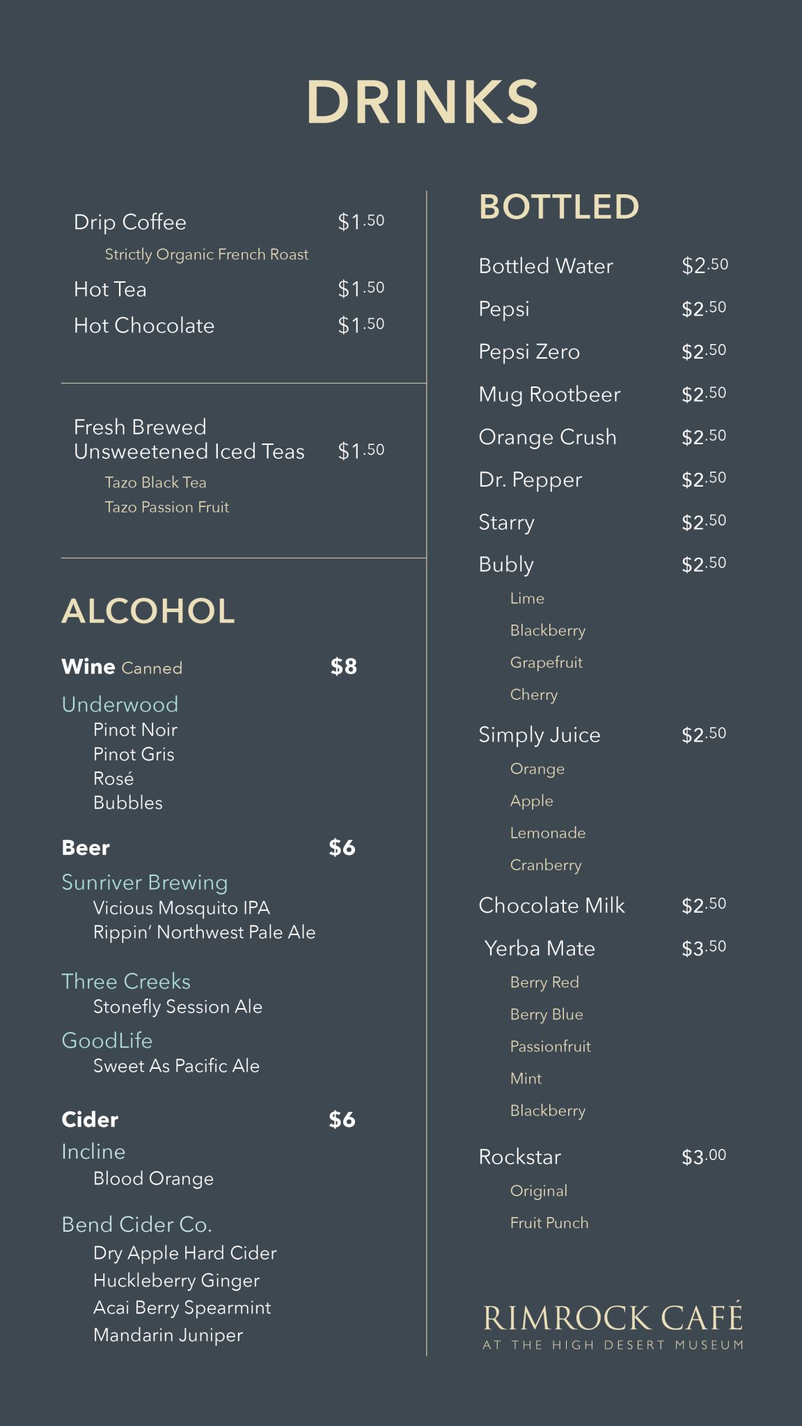 Rimrock Café - High Desert Museum