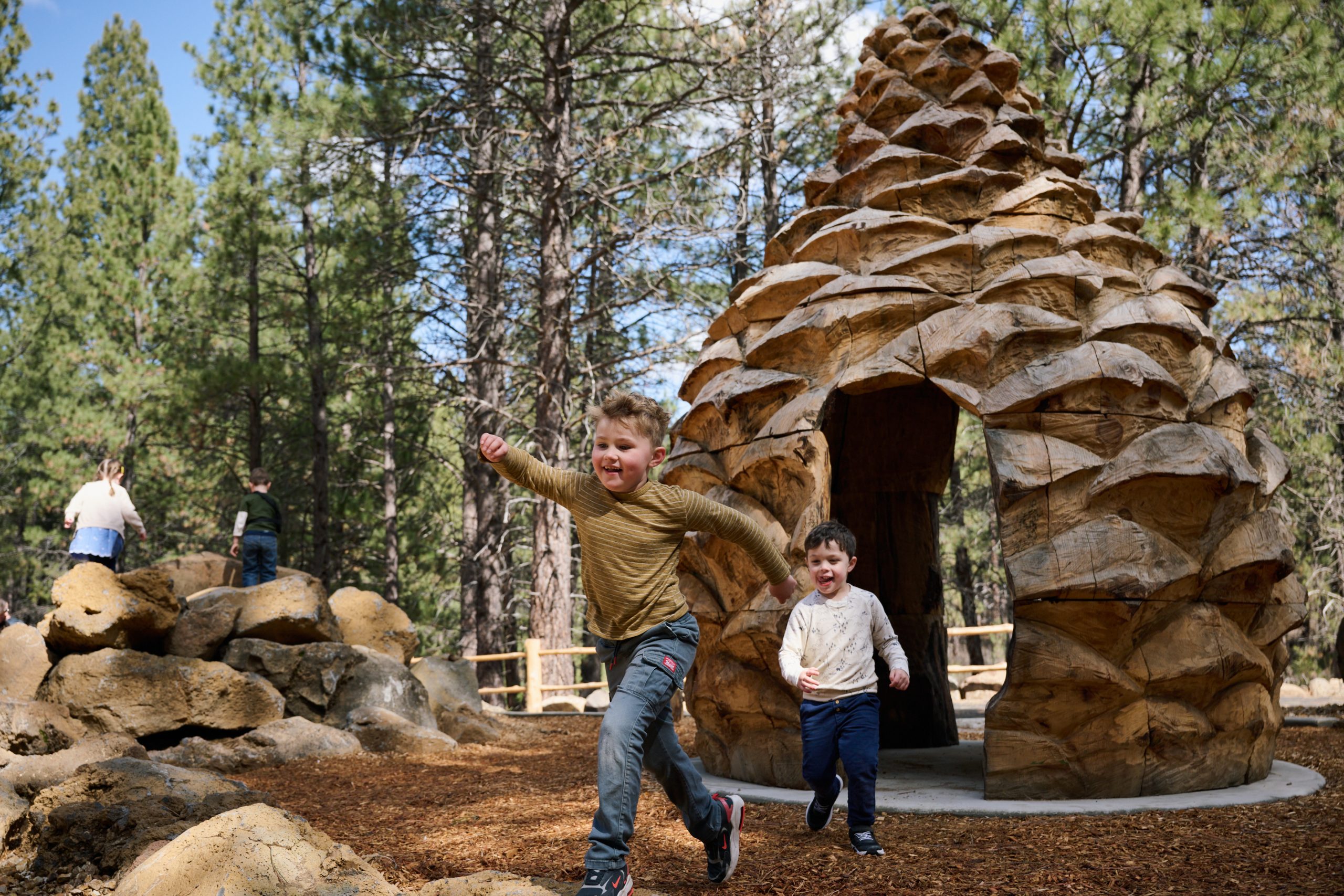 High Desert Museum Ponderosa Playscape. - High Desert Museum